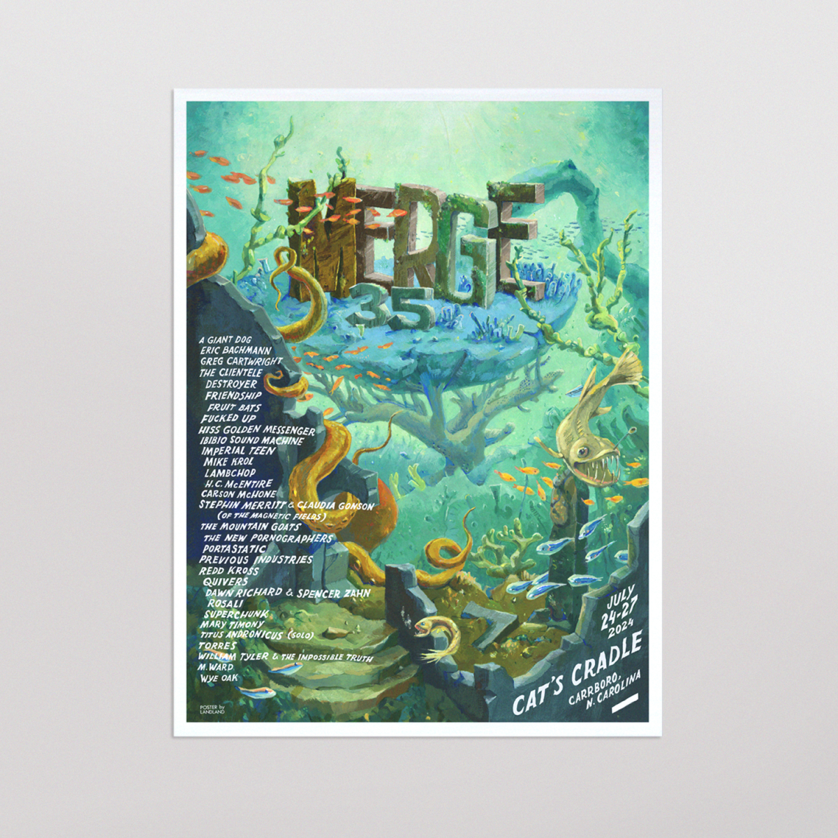 Merge 35 Festival Poster - Merge Records - Shop Vinyl, Merch, Music and ...