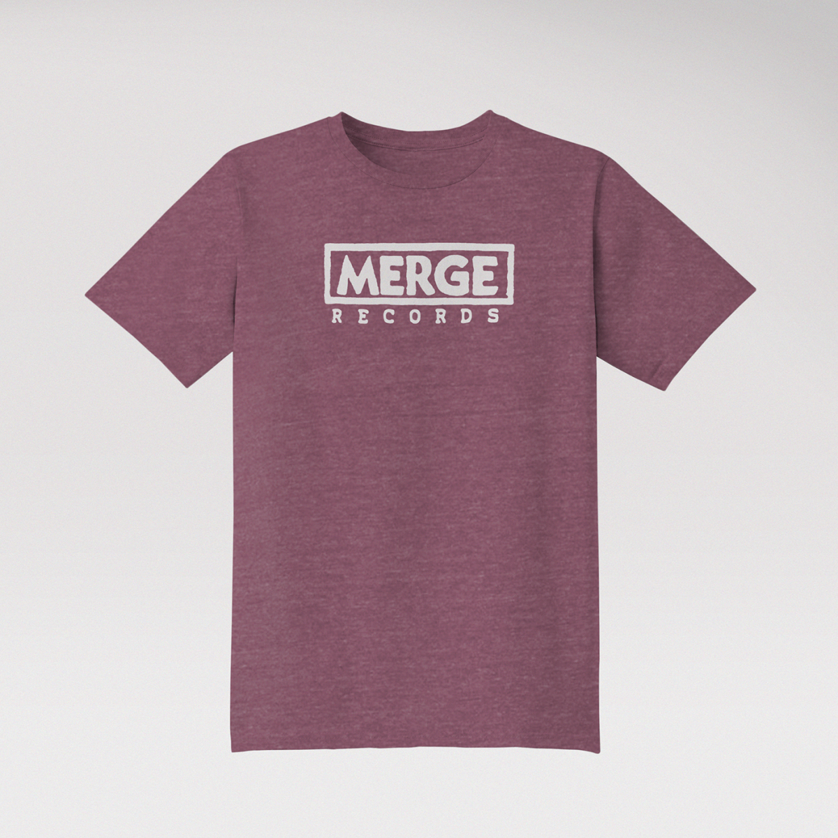 Burgundy Merge T-shirt - Merge Records - Shop Vinyl, Merch, Music and More