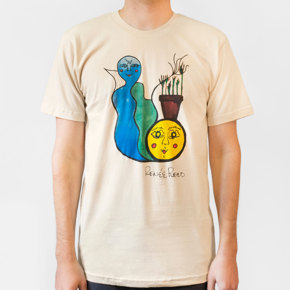 Renée Reed T-Shirt (Creme) - Keeled Scales - Shop Vinyl, Merch, Music ...